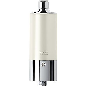 Kohler 30646-CP Aquifer Shower Water Filtration System, Reduce Chlorine, Includes Filter Replacement, Polished Chrome