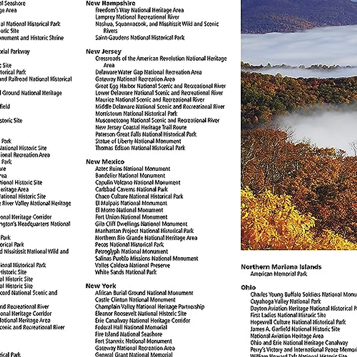 National Parks of the United States Map (National Geographic Destination Map)