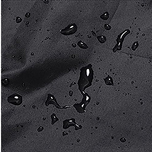 J&C 420D IBC Tote Cover Waterproof Plastic Water Storage Tank Cover with Zipper Cover for Outdoor IBC Totes Dust Cover for Water Barrel 1000L Patio Water Container Protector IBC Tote Covers