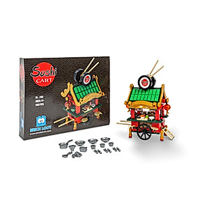 Exclusive Mini City - Sushi Cart - Custom Design Bricks - Compatible with All Major Brands …
