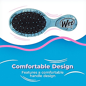Wet Brush Squirt Detangler Hair Brushes, Artic Blue - Mini Detangling Comb with Ultra-Soft IntelliFlex Bristles Glide Through Tangles with Ease - Pain-Free Hair Accessories for All Hair Types