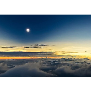 Rainbow Symphony 2023 Solar Eclipse Glasses, CE & ISO Certified, Safe for Direct Sun Viewing, Made in USA, 10 Pack and Bonus Poster