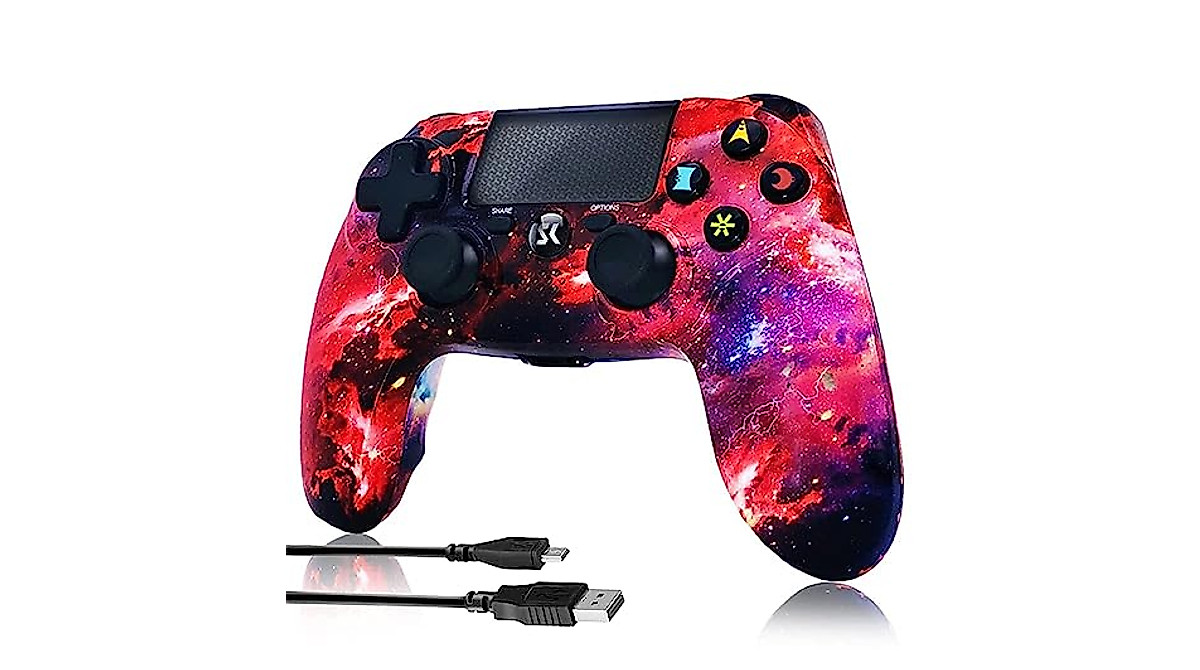 Wireless PS4 Controller - Galaxy Nebula Design