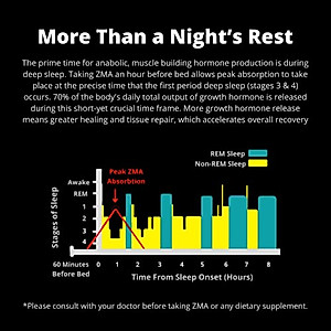 SNAC ZMA The Original Recovery and Sleep Supplement that Supports a Healthy Immune System, 180 Capsules (2 Pack of 90 Count)