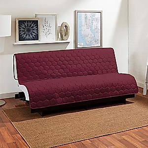 SureFit SF48476 Sofas, Burgundy/Cream