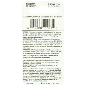 Energizer 357 Battery, (Pack of 3)