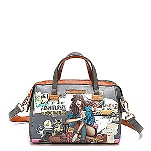 Nicole Lee Journey of Stephanie 3 Piece Set (Shopper Bag, Mini Satchel, Pouch)