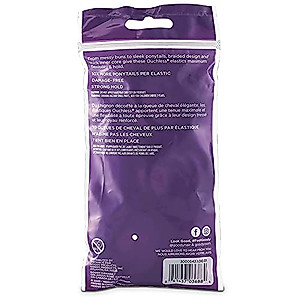 Goody Ouchless Womens Elastic Hair Tie - 70 Count, Black - 4MM for Medium Hair- Hair Accessories for Women Perfect for Long Lasting Braids, Ponytails and More - Pain-Free