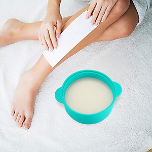3 Pieces Silicone Wax Pot Replacement, 14 oz Wax Pot Insert for Hair Removal Wax Warmer Liner Removable Waxing Bowl for Home Use Wax Machine Accessory, 500 ml