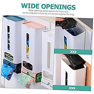 Cabilock 5pcs bag storage box kitchen Garbage Bags Organizer storage bag holder plastic bag saver dispenser plastic organizers bag dispenser Kitchen Dispenser for bag extractive waste bag