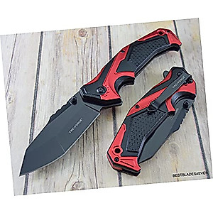 8.5 Inch Open Folding Pocket Knife With Clip Outdoor Survival Hunting Knife for Camping by Survival Steel