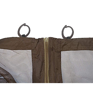 Keep Mosquitoes Out of Your 10 x 12 Gazebo with This Four Panel Pack of Easy to Netting with Zippers