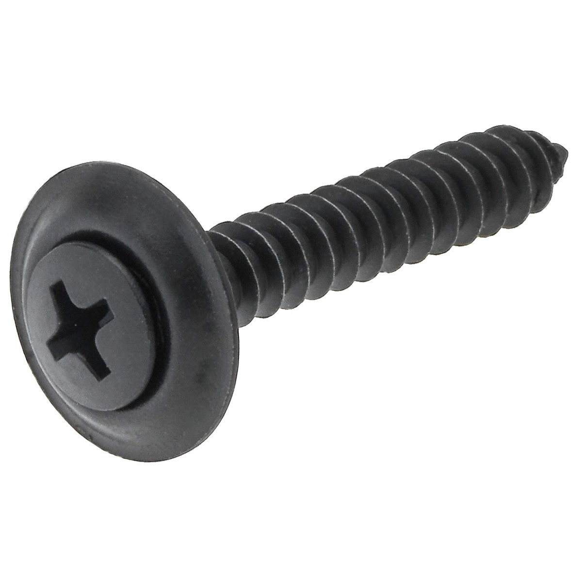 The Hillman Group 3142 10 x 3/4-Inch Oval Phillips Trim Screw with Washer, 20-Pack,Black Phosphate