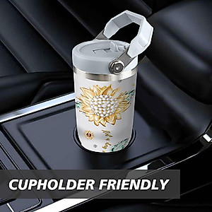 40 Oz Happy Birthday Cups for women Keeps Drinks Hot Cold Ice, Mothers Day Gift for Stainless Steel Birthdays Mug , Birthdays Tumbler for Women with Handle & Straw, Happy Birthday Gifts for Female