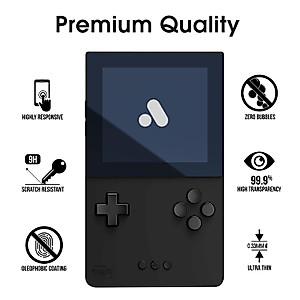 amFilm Screen Protector Compatible with analogue pocket, Anti-Scratch,Easy Installation, Tempered Glass, 2 Pack