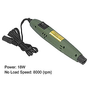 8000rpm Power Sander, 100‑240V Mini Pen Sander, DIY Sanding Pen Polishing Machine for Grinding Polishing Surfaces Grooves