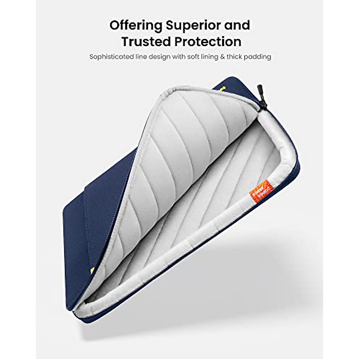 tomtoc 360 Protective Tablet Sleeve for 12.9-inch iPad Pro M2&M1 with Magic Keyboard or Smart Keyboard Folio, Water-Resistant Case Bag with Accessory Pocket