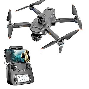 RKSTD 4K Camera GPS RC Drone For Adults With Obstacle Avoider, Foldable RC Quadcopter, Brushless Motor, Circle Flight, Waypoint Flight, Auto Return, Follow Me, Altitude Hold, Headless Mode