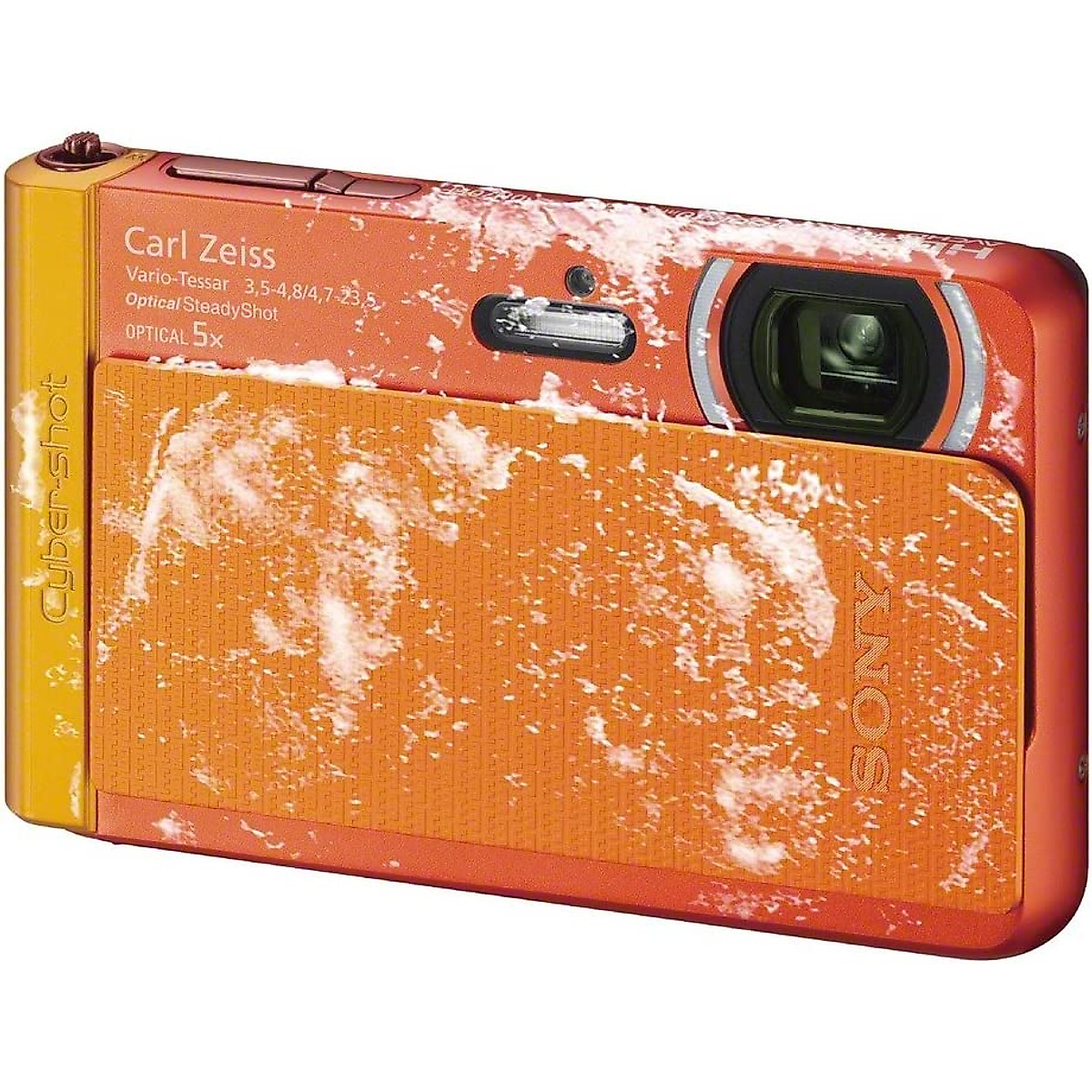 Sony DSC-TX30/D 18 MP Digital Camera with 5x Optical Image Stabilized Zoom and 3.3-Inch OLED (Orange)