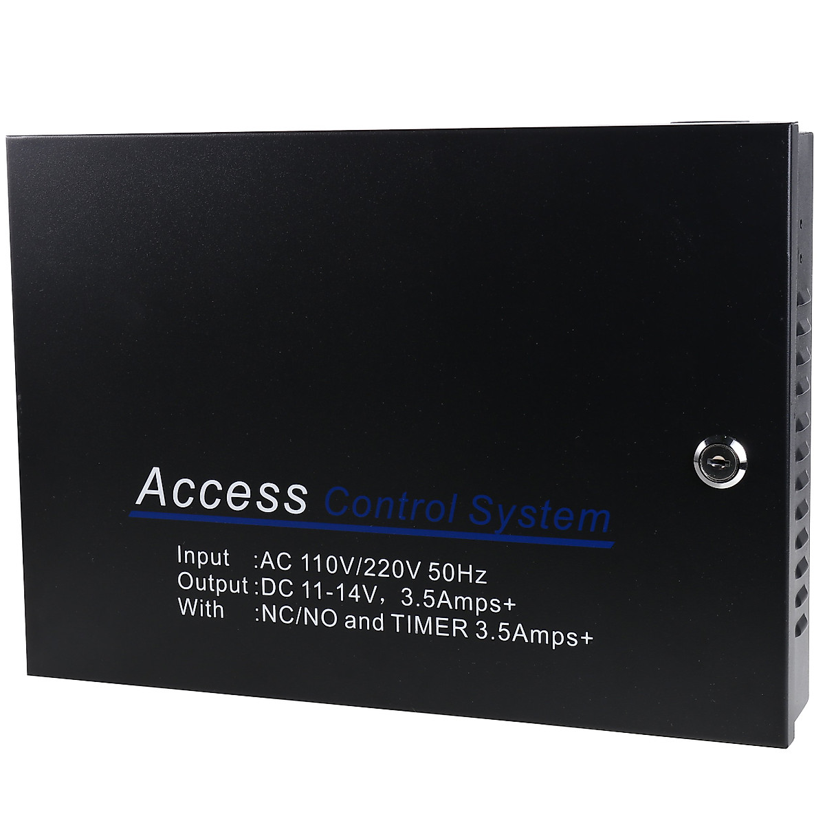 UHPPOTE Input 110VAC Output 12VDC Metal Power Supply Box with Backup Battery Link for Door Access Control Board