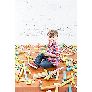 14 Piece Tegu Magnetic Wooden Block Set, Sunset