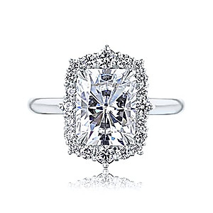 3.1 ct tw Kobelli Moissanite Raina Engagement Ring - yellow-gold / 6.0 / G-H
