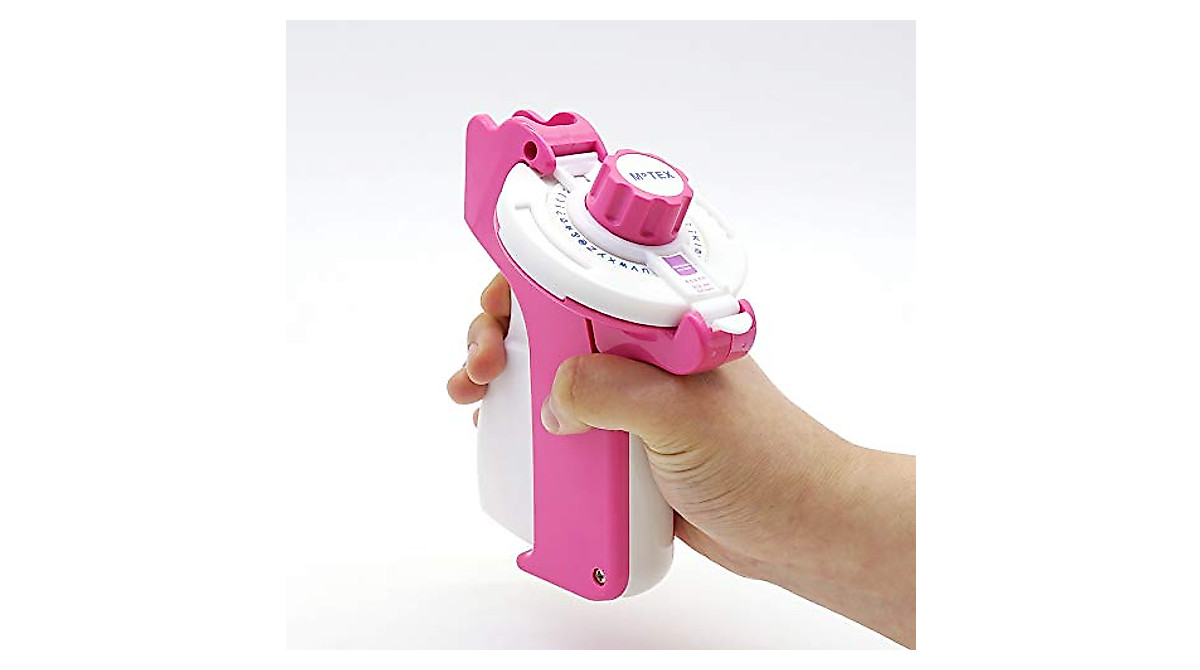Motex Pink Embossing Label Maker - Easy and Portable