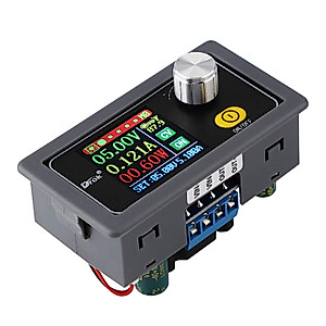 DROK Adjustable Voltage Regulator DC, Buck Boost Converter 6.0V-36V 9v 12v to DC 0.6-36V 24v 5A Power Supply Panel, Constant Current Volt Step Up Down Module
