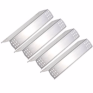 Hisencn Grill Replacement Part for Kitchen Aid 720-0745B, Nexgrill 720-0733, Jenn-Air 720-0709, 720-0336B, 720-0336C, Stainless Steel Heat Plate Tent Shield Plate Burner Cover