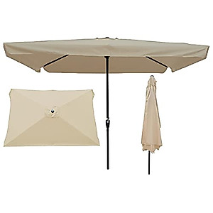Patio Umbrellas+Outside Shade+Large Patio Umbrellas+Windproof+Patio Umbrella With Stand+Deck Balcony+Patio Umbrella Led+For Backyard Garden Deck Picnic