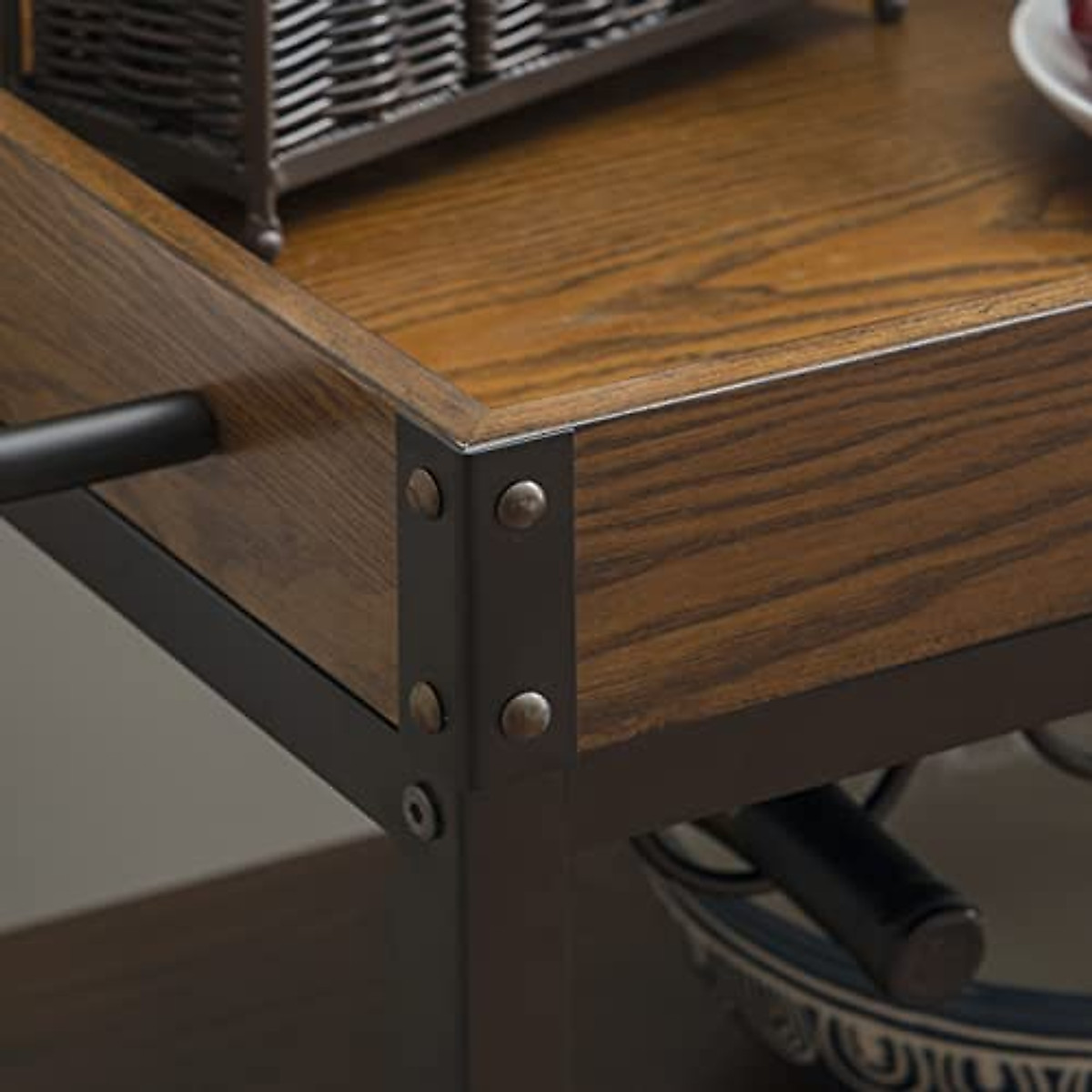 Linon Austin Kitchen Cart, 30.5"W x 18.13"D x 36.25"H, Black