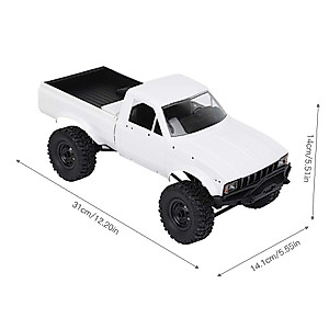 RC Rock Crawler, C24-1 2.4G 1/16 Scale Full Scale 4WD Off Road RC Cars Electric Truck Plastic Whole Toy Parts Accessory Rc Rock Crawler