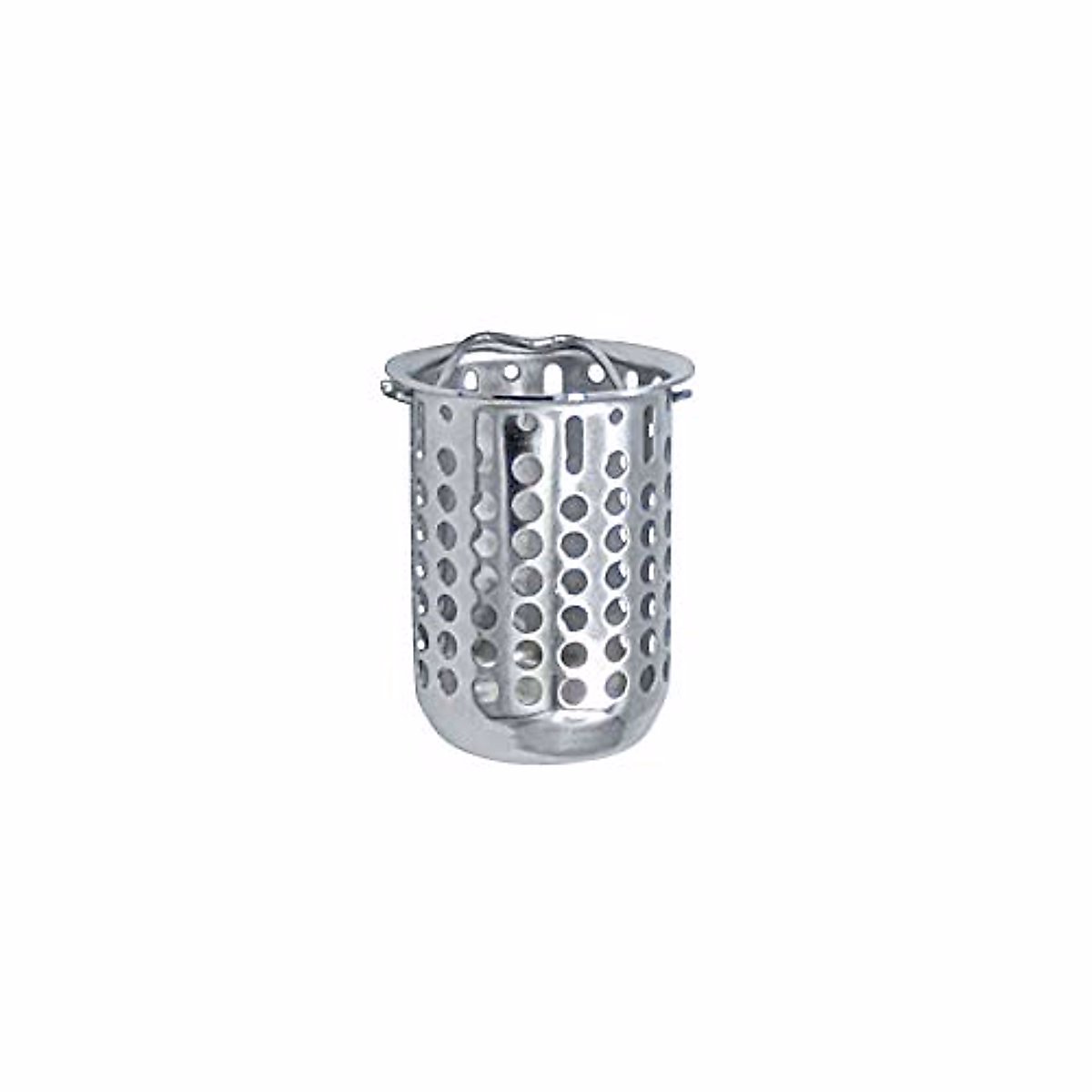 Junior Basket Strainer Stainless Steel Strainer Basket, 2.25 Inch Deep Flange Replacement Strainer with Handle