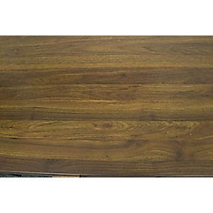 OS Home and Office Model Mid Century One Drawer and Sturdy Legs desk, brown