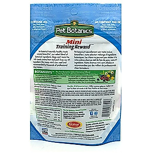 Pet Botanics Mini Training Rewards for Dogs 3 Flavor Variety Bundle: (1) Bacon, (1) Chicken and (1) Beef, 4 Oz Ea (200 Count per Bag, 3 Bags Total)