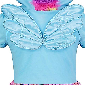 My Little Pony Toddler Girls Costume Short Sleeve Dress Blue 5T