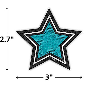 Teacher Created Resources (3554) Chalkboard Brights Stars Mini Accents