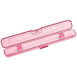 Fourth Option Carry Case, Portable Flatware Box Travel Tableware Storage Case Box, Utensil Case Flatware Storage Box for Cutlery Kit (Pink, Single) Holds ONLY Fourth Option Utensils, Sold Separately