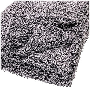 Mainstays Extra Plush Lightweight Sherpa Throw Blanket, 50" X 60" (Gray)