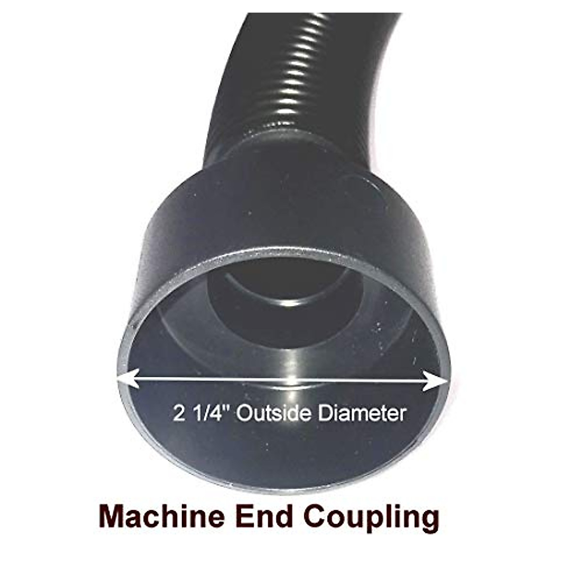 Compatible Replacement for Shop Vac and Ridgid Style Wet Dry Vacuum Cleaner Crushproof Industrial Commercial Grade Extension Hose with Air Suction Control, Lengths up to 50 Foot by 1-1/4 inch