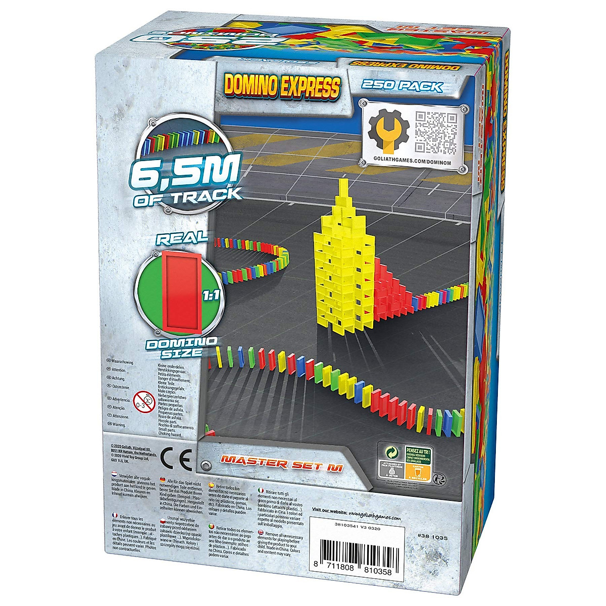 Dominó Express 81035012 Domino Express Refill 250 Chips