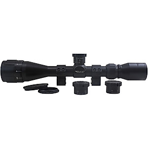BSA Optics Sweet 6.5 Creedmoor 4.5X-18X, 40mm AO, Weaver Rings, black, one size (6.5-4.518X40AOWRTB)