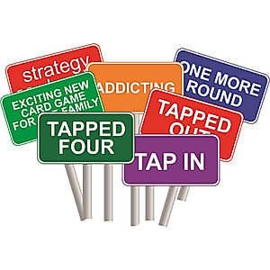 Tapped Four Card Game, 2 to 8 Players - Strategy, Luck, Laughter, Nonstop Fun for Family and Friends