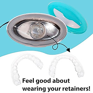 ETONVILLE Ultrasonic Retainer Cleaner Machine | Perfect for Dentures, Mouth Guards and Jewelry | Easy to Fill & Dump with Removable Tank