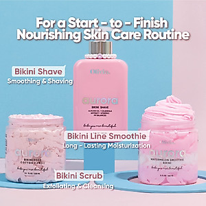 Olivia Beauty Bikini Exfoliating Scrub - All Natural Exfoliating Body Scrub for Women, Moisturizing Formula to Smooth, Exfoliate, and Restore Dry, Sensitive Skin, Provides Lasting Care, 8 Oz