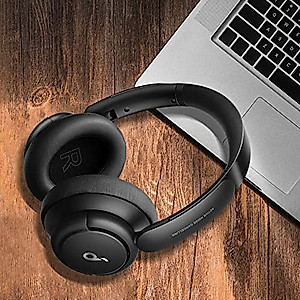 Replacement Earpads Cushions for Anker Soundcore Headphones Q30 and Anker Q35, Life Q30 Earpads Ear Cushions with Protein Leather Skin and Memory Foam