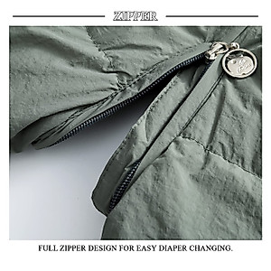 Srkrando Baby Toddler Snowsuit Boys Girls Winter Kids Snow Bib Pant Jacket Suit Coat