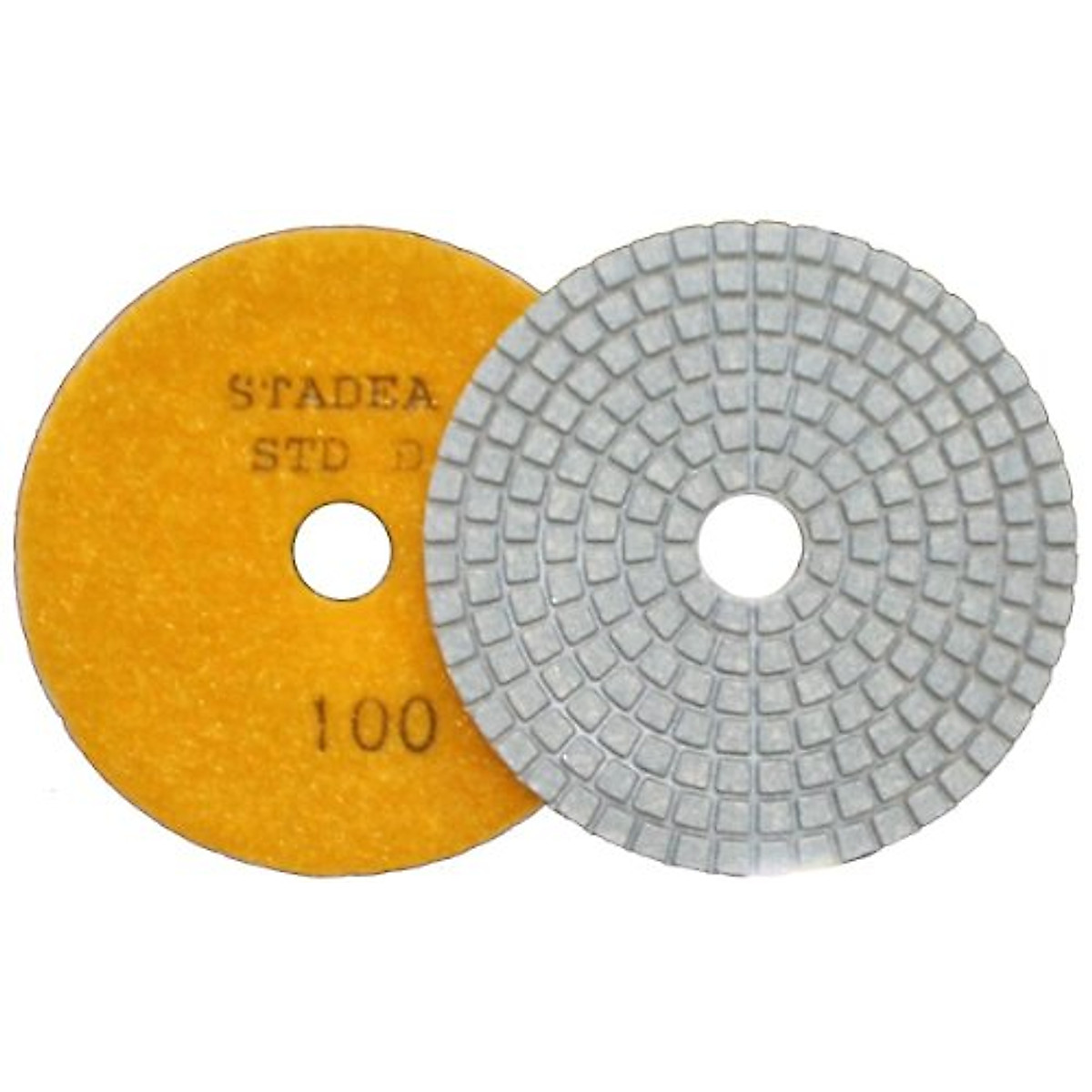 STADEA 4" Diamond Wet Polishing Pads for Wet Polisher Concrete Stone Polishing: Grit 30 grinding wheel