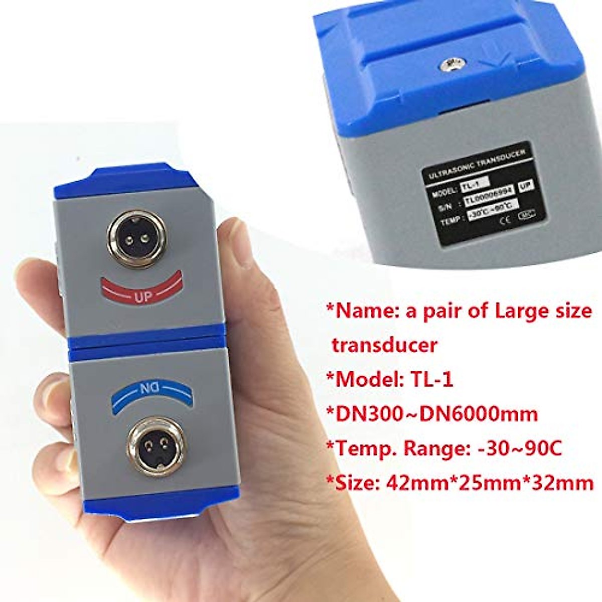 HFBTE TUF-2000B DN25~6000mm Ultrasonic Flow Meter Flowmeter with TS-2 TM-1 TL-1 3 Size Transducer
