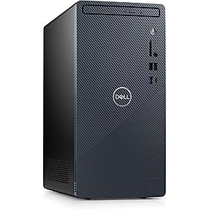 Dell 2023 Inspiron 3910 Business Tower Desktop Computer, 12th Gen Intel Hexa-Core i5-12400 up to 4.4GHz (Beat i7-11700), 8GB DDR4 RAM, 256GB PCIe SSD + 1TB HDD, WiFi 6, Bluetooth, Windows 11 Pro